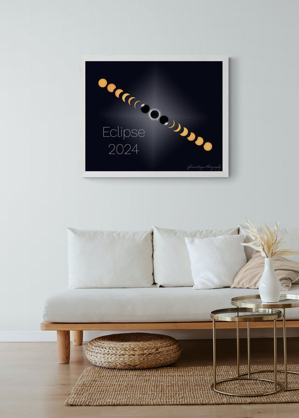 Print of 2024 Eclipse Collage | Glenna Bayer Photography